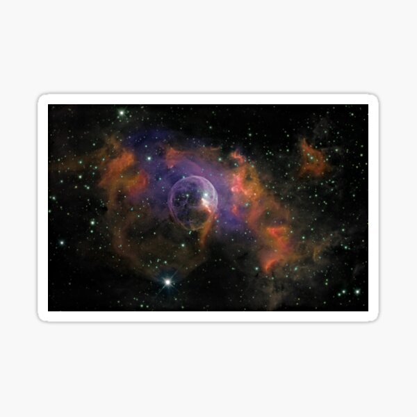 "NGC 7635 - The Bubble Nebula" Sticker for Sale by Utahpia | Redbubble