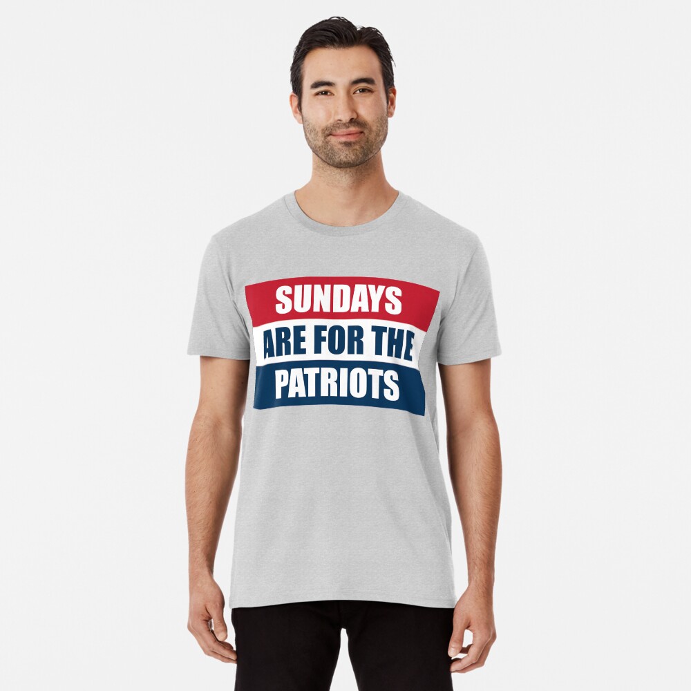 "Sundays are for the Patriots" Sticker for Sale by MK-Creations | Redbubble