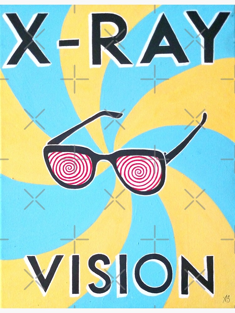"X-RAY vision" Poster for Sale by Darkest2018 | Redbubble