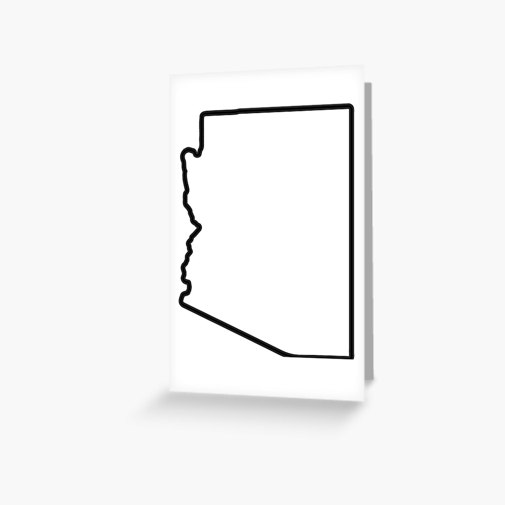 "Arizona Outline" Sticker for Sale by BiggDesign | Redbubble