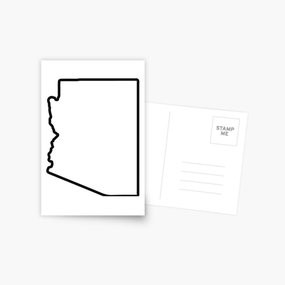 "Arizona Outline" Sticker for Sale by BiggDesign | Redbubble