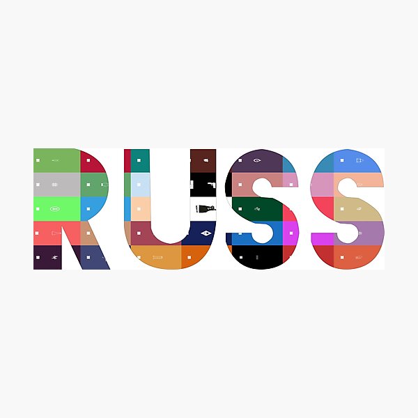 Russ Rapper Wall Art | Redbubble