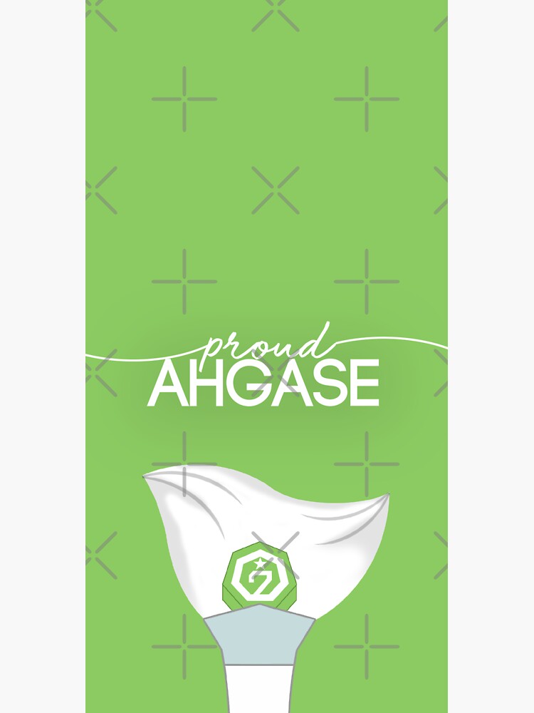 "GOT7 Aghase lightstick" Sticker by afmmorales | Redbubble