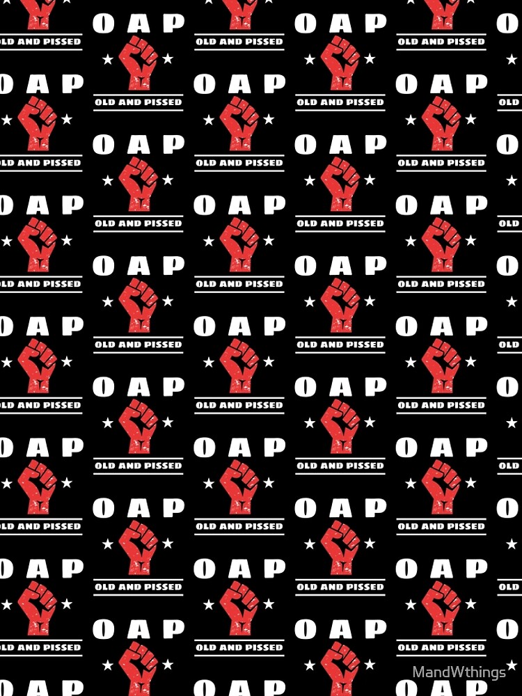 "OAP Grandpa / Grandma Seniors Old and Pissed" Leggings for Sale by ...