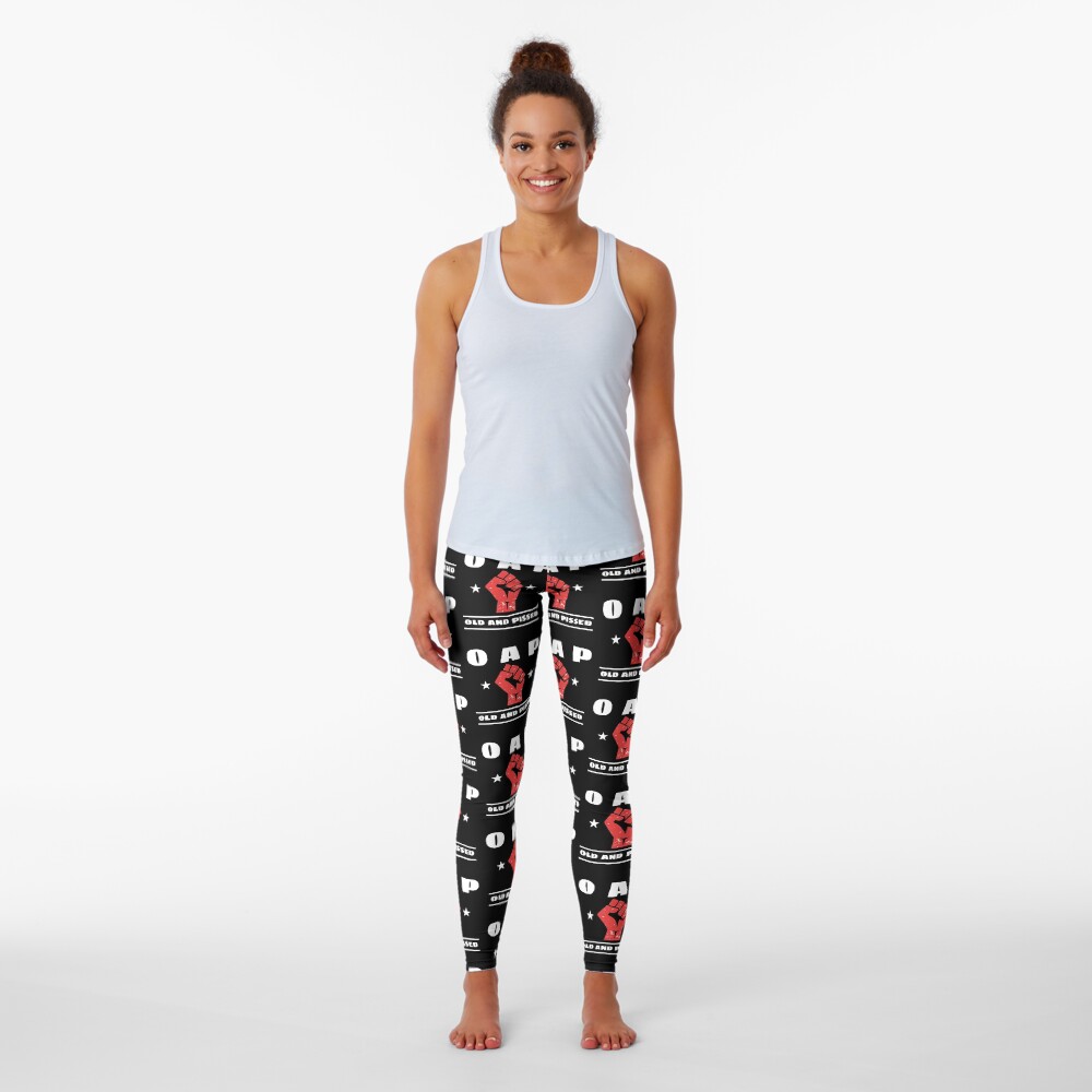"OAP Grandpa / Grandma Seniors Old and Pissed" Leggings for Sale by ...