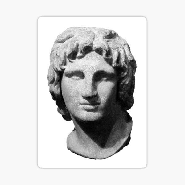 "Alexander The Great" Sticker by LeGrizou | Redbubble