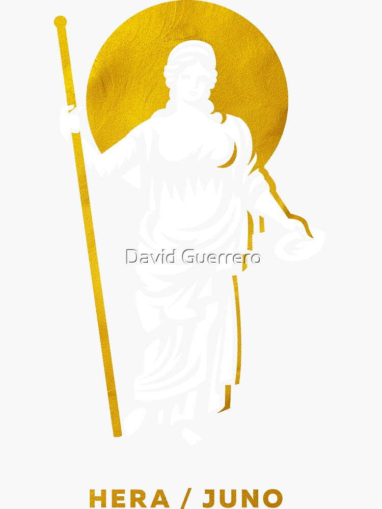 "Hera / Juno" Sticker by DisobeyTees | Redbubble