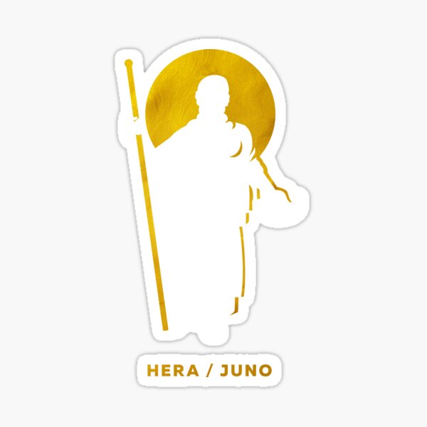 "Hera / Juno" Sticker by DisobeyTees | Redbubble