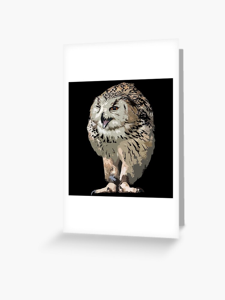 "Owl owl owl bird" Greeting Card by titanosdesign | Redbubble