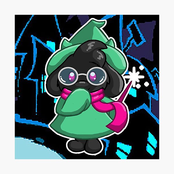 "Ralsei - Deltarune Undertale chibi" Photographic Print for Sale by ...