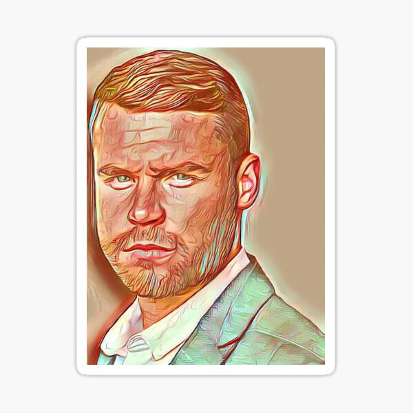 "Aaron in colour" Sticker by Emmerdaleswede | Redbubble