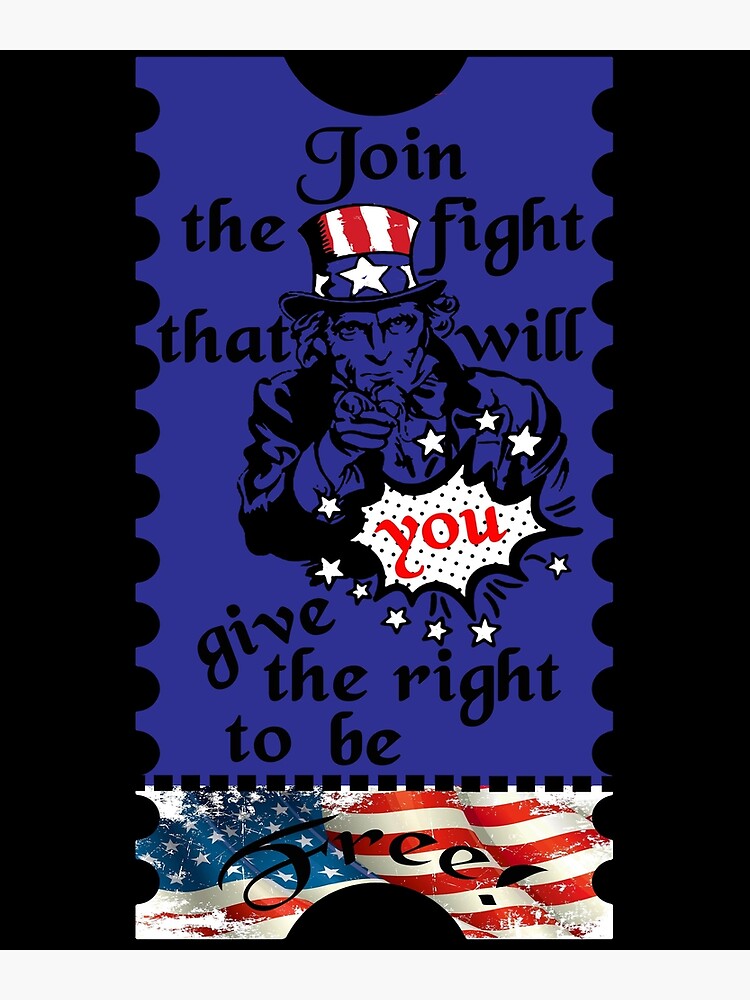 "Uncle Sam's Poster, Uncle Sam Quote. Uncle Sam gifts." Poster for Sale ...