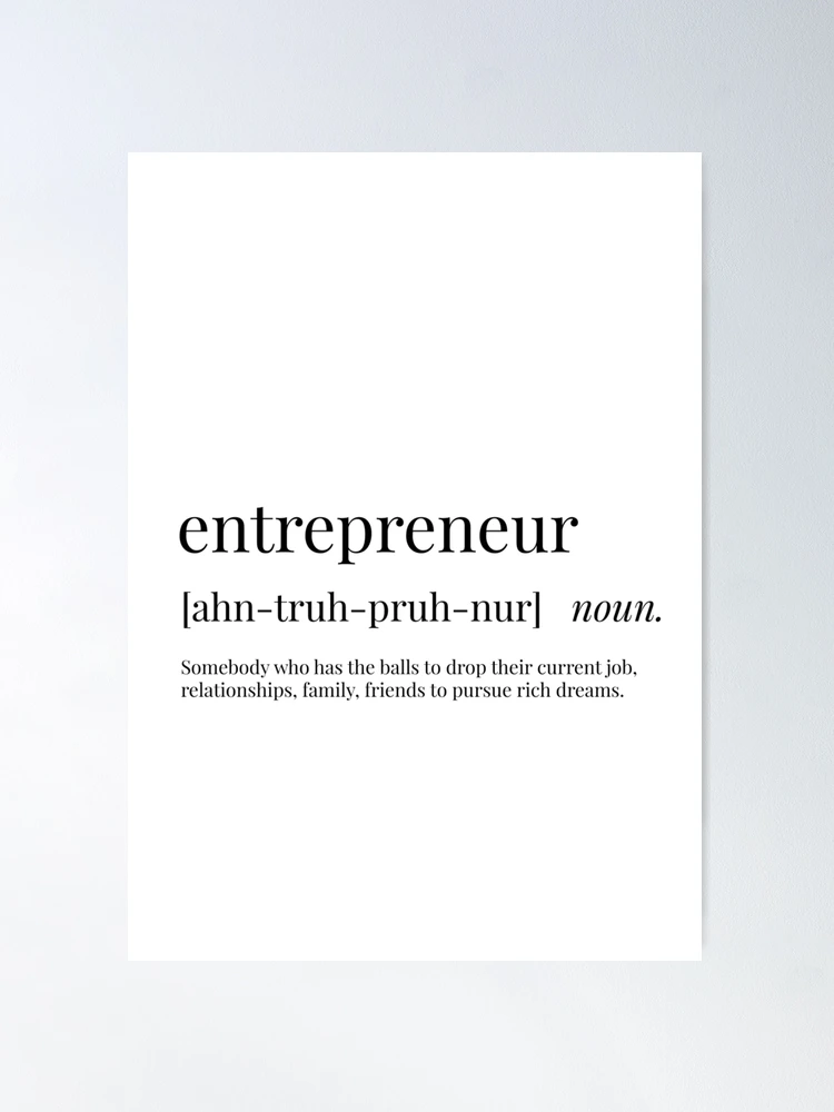 Entrepreneur Definition