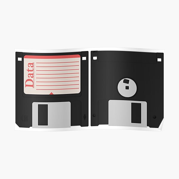 "Computer diskette" Poster for Sale by serpico93 | Redbubble
