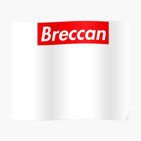 "Breccan Box Logo in Red" Poster for Sale by SupremeDesign | Redbubble