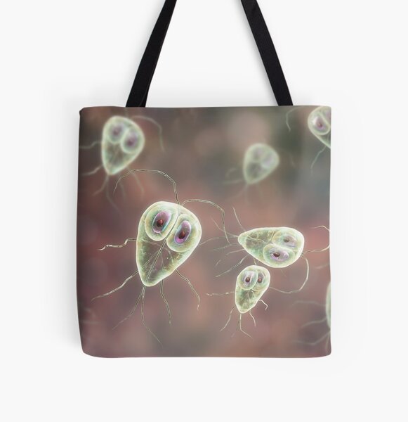"Giardia lamblia parasitic protozoan" Tote Bag by DrMicrobe | Redbubble