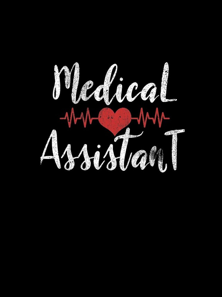 "Medical Assistant Heartbeat Love Heart Nurse Scrub" iPhone Case for ...