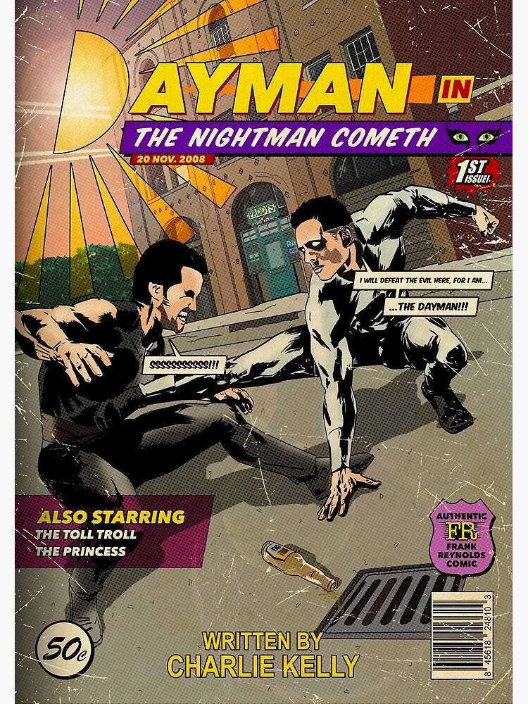 "Dayman Comic" Poster for Sale by ToastMonsters | Redbubble