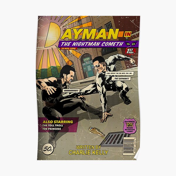 "Dayman Comic" Poster for Sale by ToastMonsters | Redbubble