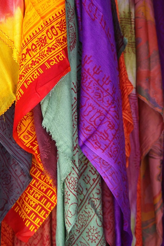 "Scarves, Kathmandu" by AlliD | Redbubble