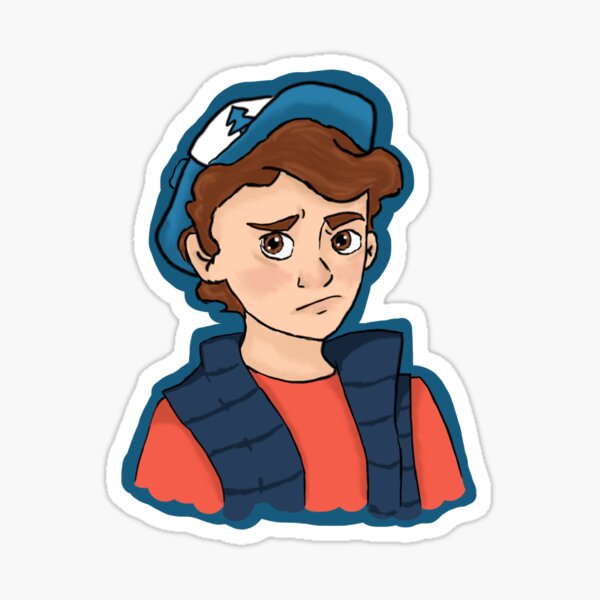"dip dip dipper" Sticker for Sale by mel-til | Redbubble