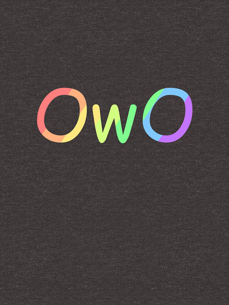"rainbow OwO" T-shirt for Sale by SNG12 | Redbubble | owo t-shirts ...