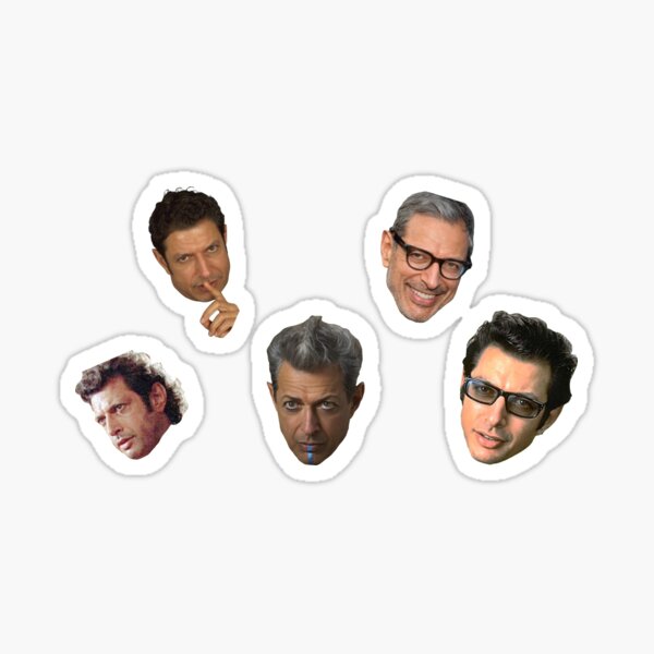 Jeff Goldblum Stickers | Redbubble