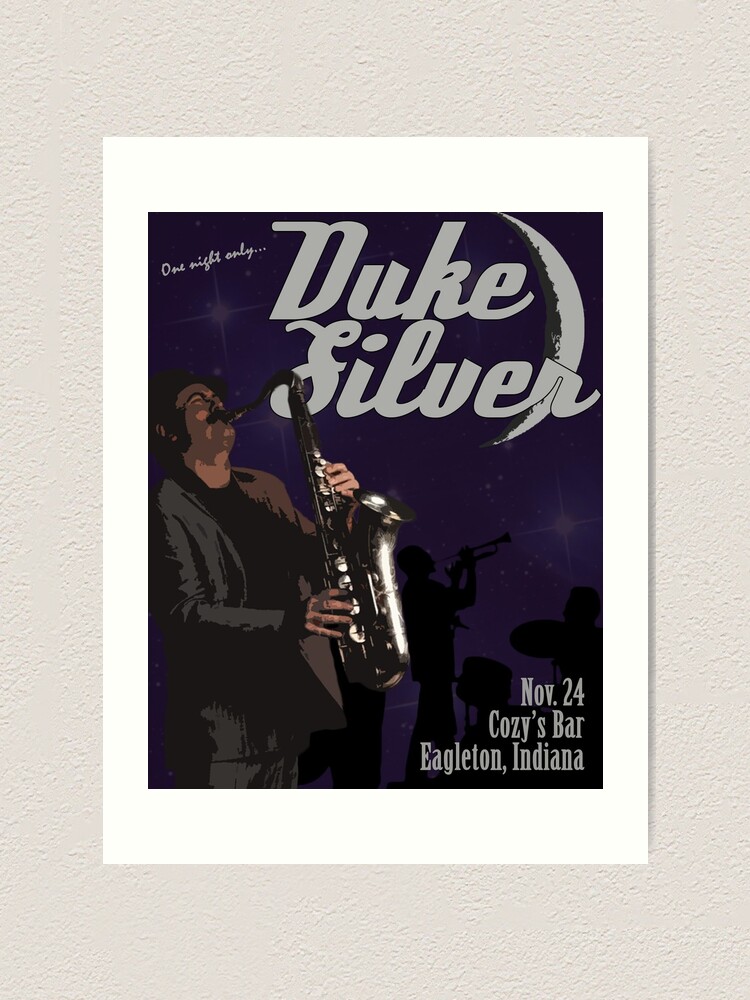 "Duke Silver" Art Print for Sale by cjohn4043 | Redbubble