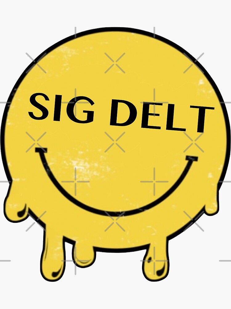"smiley face sigma sticker" Sticker for Sale by sthuberman | Redbubble