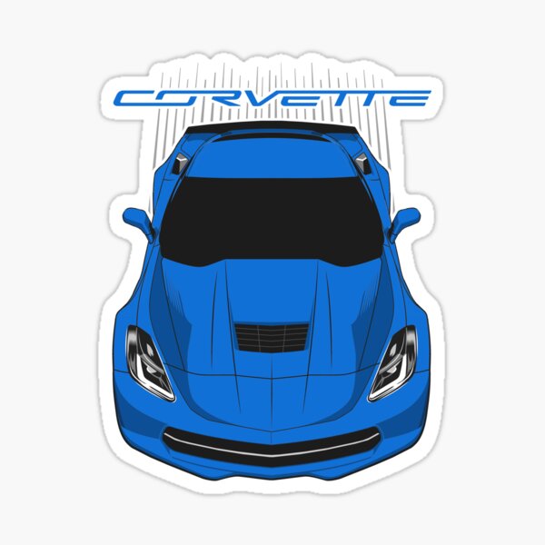Corvette Racing Stickers | Redbubble