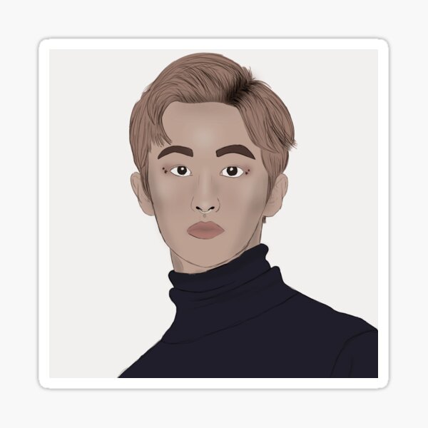 "mark lee." Sticker for Sale by twinksehun | Redbubble