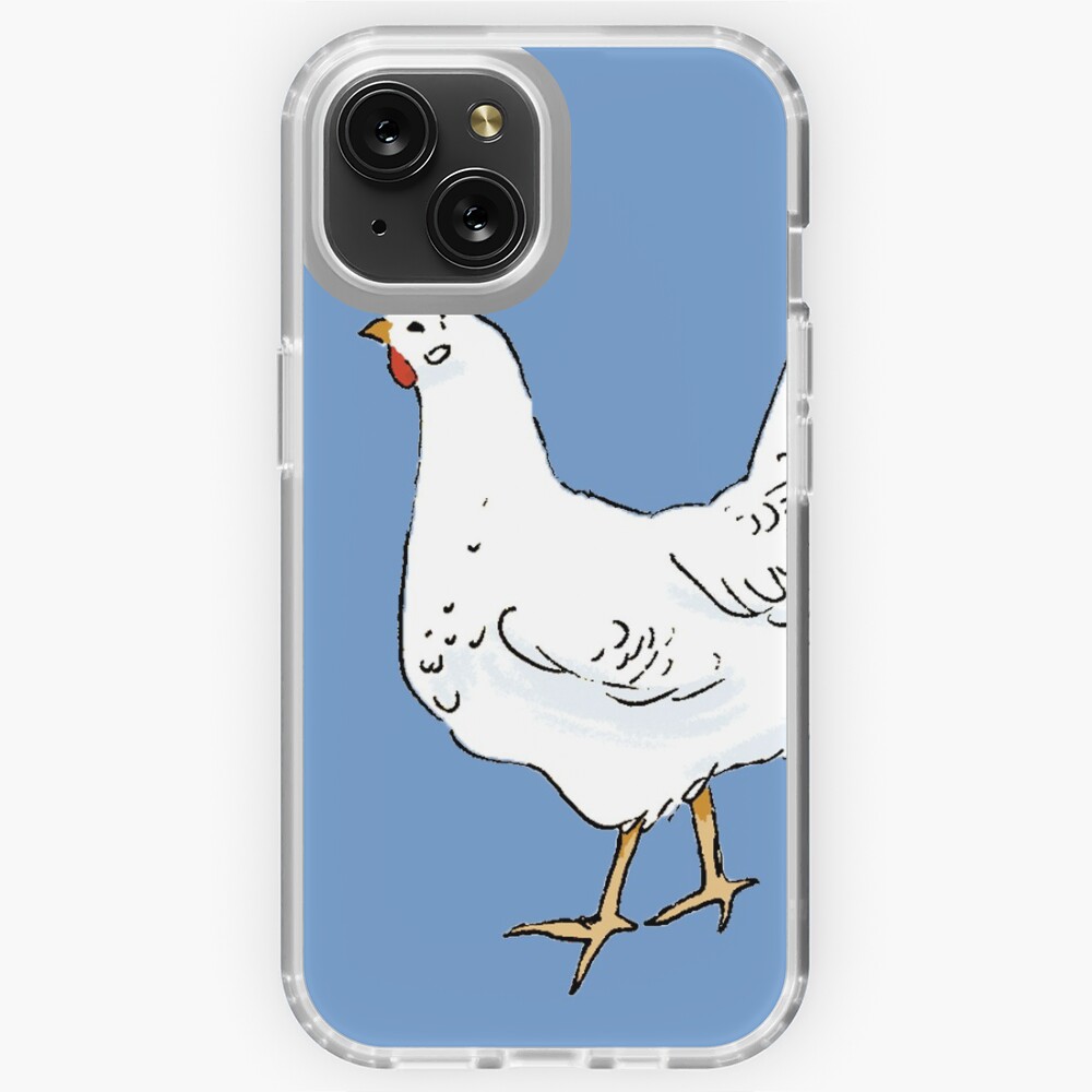 "White Leghorn Chicken" Sticker for Sale by eleary | Redbubble