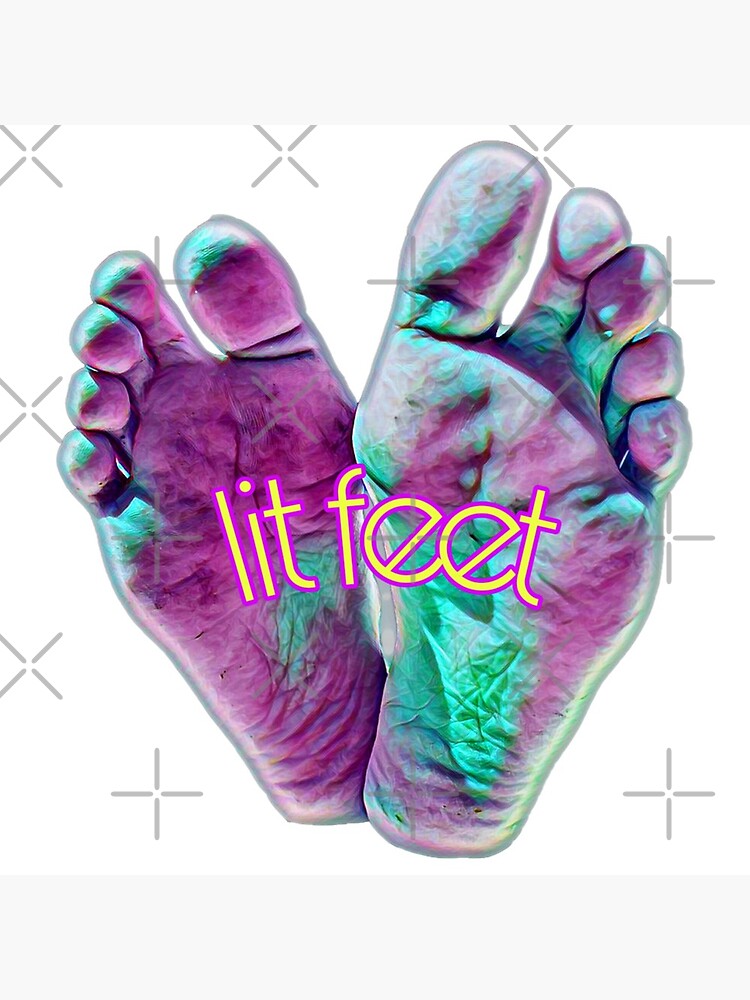 "Lit Feet Logo " Poster by litfeet | Redbubble