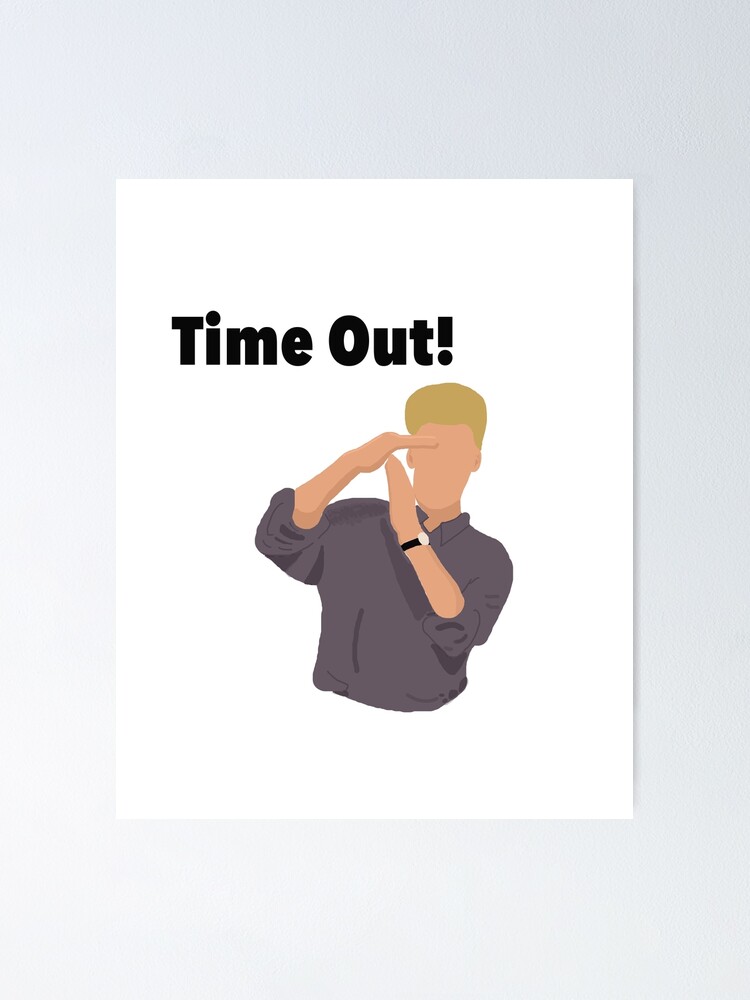 "Zack Morris Time Out Digital Painting" Poster by bethany-grace | Redbubble