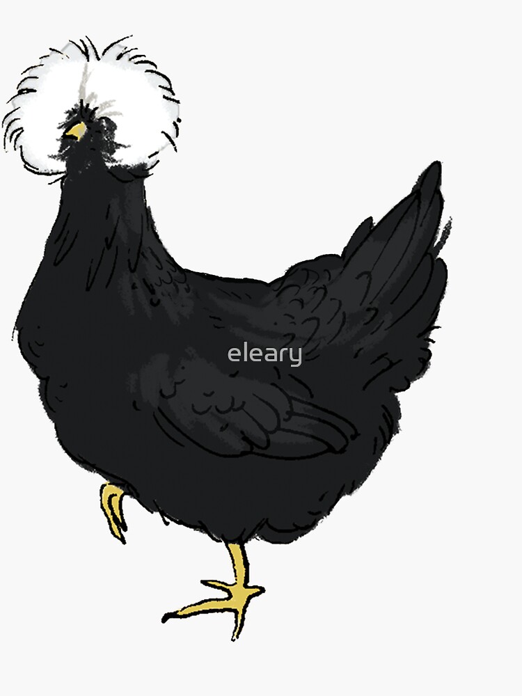 "Polish Chicken" Sticker for Sale by eleary | Redbubble