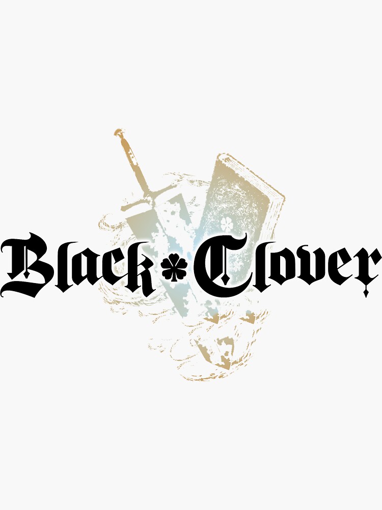 "Black Clover Logo" Sticker by DarkTears | Redbubble