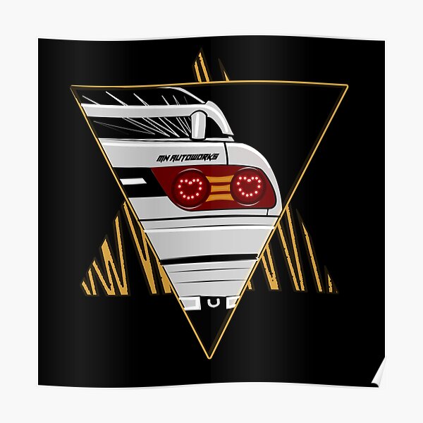 "Nissan 180sx Type X MN Autoworks " Poster for Sale by prizzamike ...