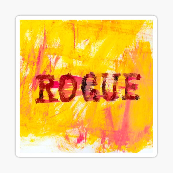 "going rogue" Sticker by micaelabrody | Redbubble