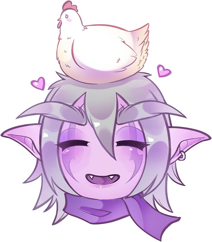 "chicken elf sticker" by sahdy | Redbubble