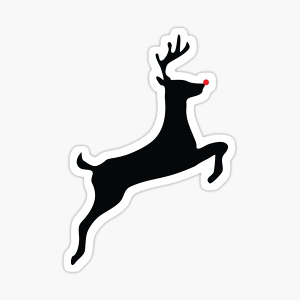 "Rudolph" Sticker for Sale by abbazabba | Redbubble
