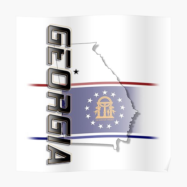 "Georgia - Vertical" Poster for Sale by RicksPix | Redbubble