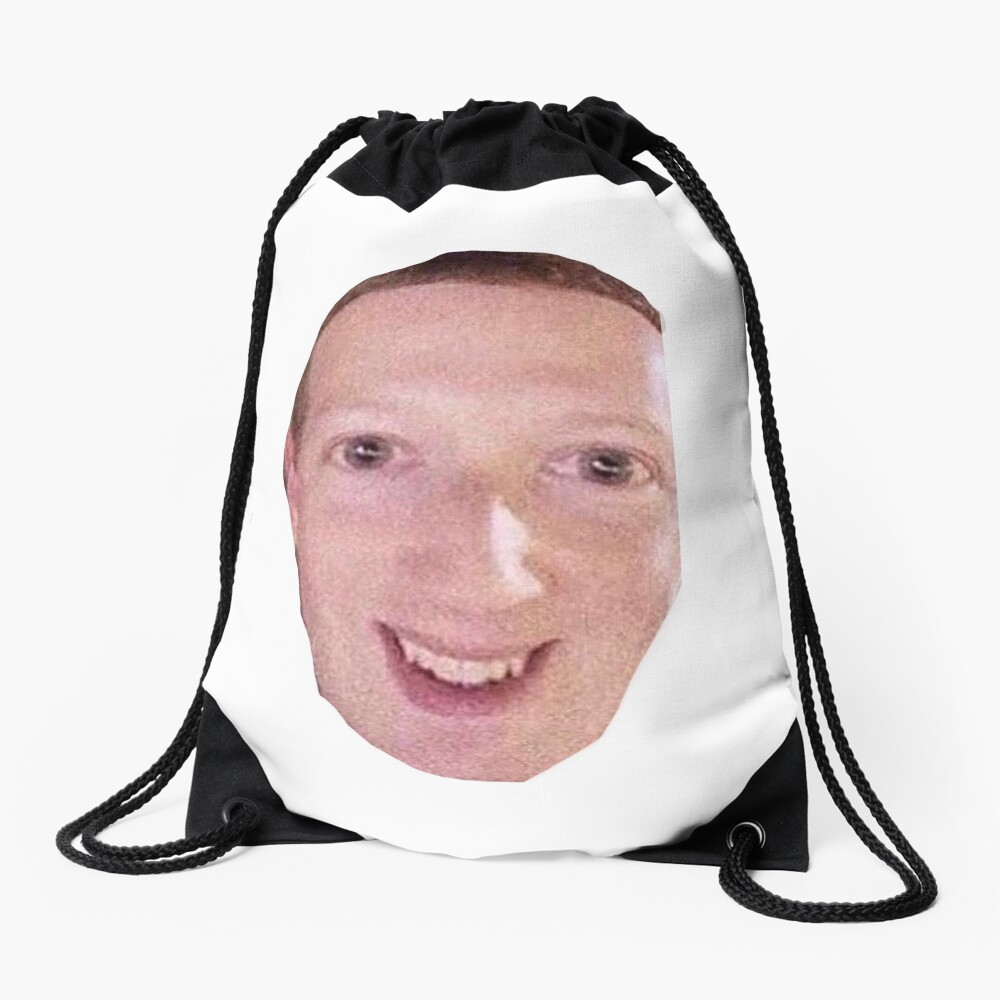 "Cursed Zucc" Drawstring Bag for Sale by citrea | Redbubble