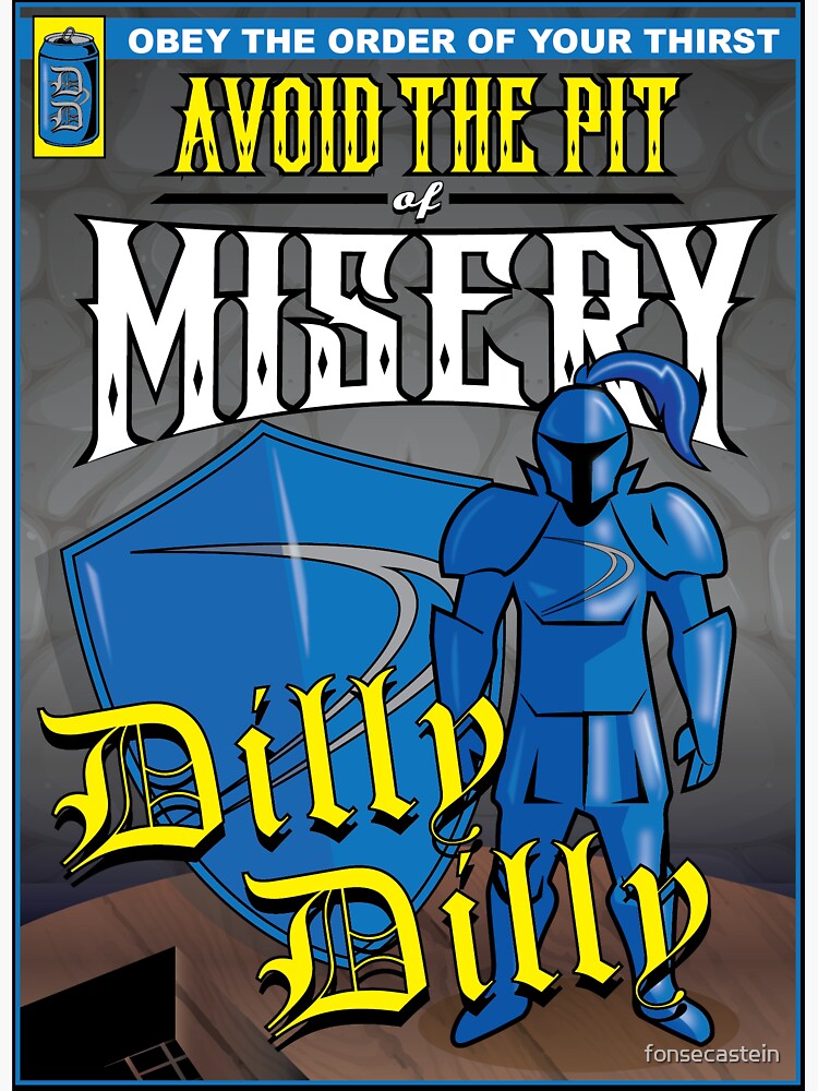 "Dilly Dilly - Comic Book Style " Sticker by fonsecastein | Redbubble