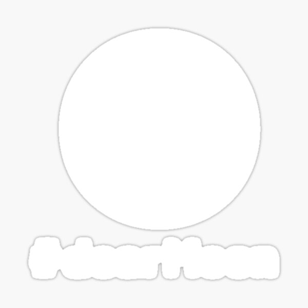"dearmoon shirt dear moon logo" Sticker by xDeluxe | Redbubble