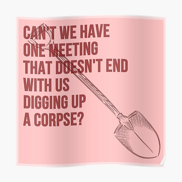 "The Simpsons - Digging Up A Corpse" Poster by gourmetcheeses | Redbubble