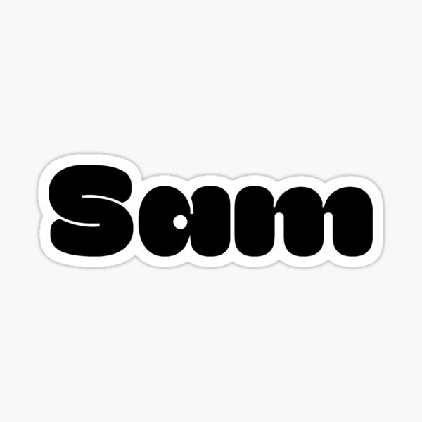 "Sam" Sticker for Sale by Shalomjoy | Redbubble