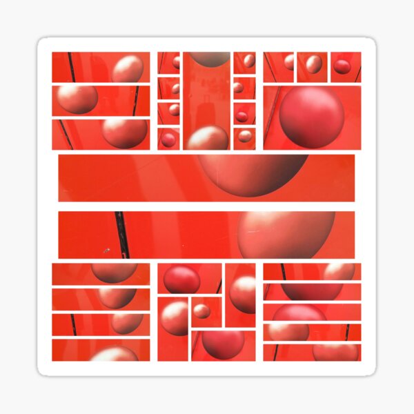"PRESSING the RED BUTTON" Sticker by mister-john | Redbubble
