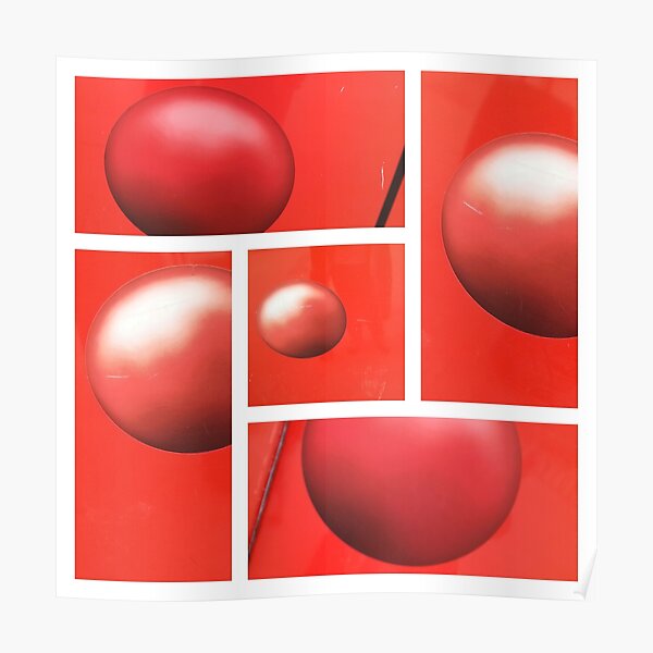 " FIVE SHINY RED BUTTONS" Poster by mister-john | Redbubble