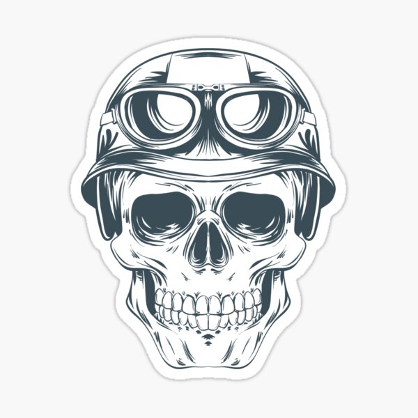"Skull" Sticker by eiwo87 | Redbubble