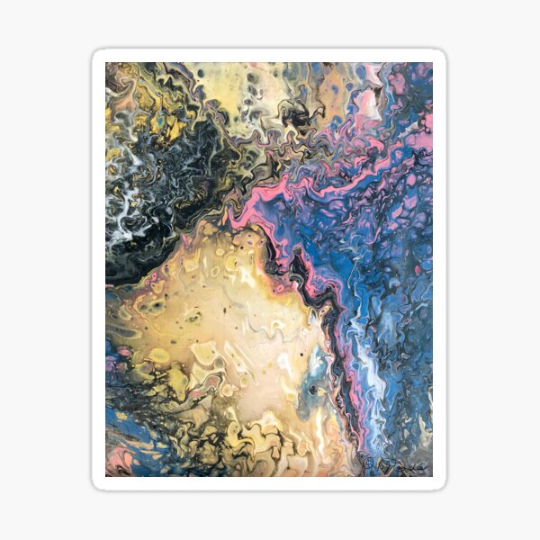 "Rock Face" Sticker for Sale by TangledLineArt | Redbubble